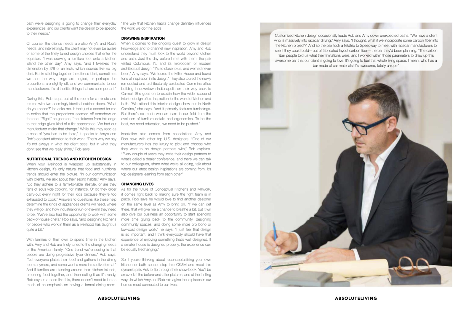 Absolute Living . Indianapolis Commercial Portraits | gcphotography.com